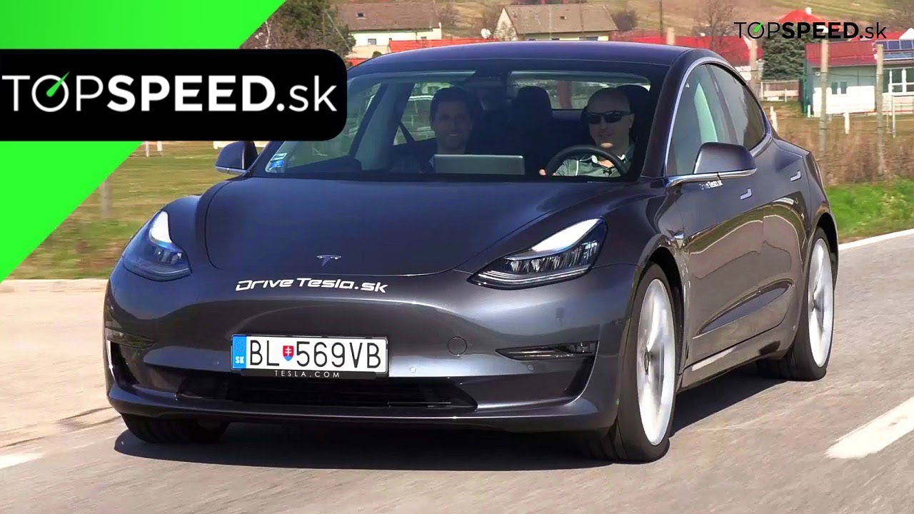 Videotest, recenzia, test: PRVÁ JAZDA Tesla Model 3 - Maroš ČABÁK ...